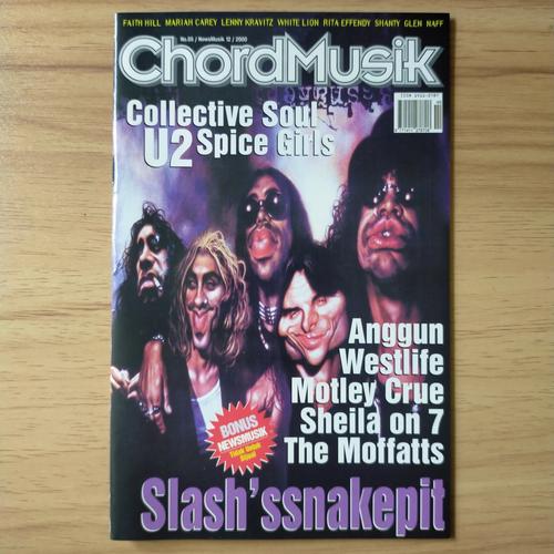 Jual Majalah ChordMusik thn 2000 - Slash, Anggun, Spice Girls, SO7, dll ...