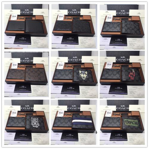 Jual Coach Dompet Pria Coach Wallet Men Dompet Lipat Pria Fullset ...