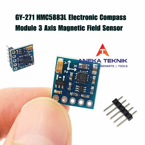 Jual GY-271 HMC5883L Electronic Compass Module 3 Axis Magnetic Field ...