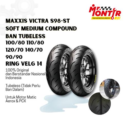 Jual Ban Motor Aerox & PCX Maxxis Victra S98ST Ring 14 Medium Soft ...