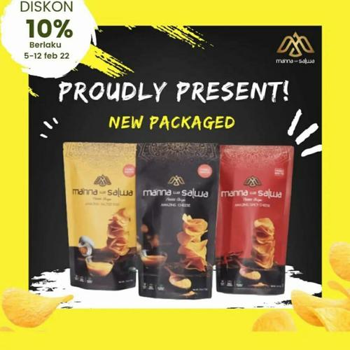 Jual Manna wa Salwa Potato Chips - Cheese, Toples 150 gr - Kota Cimahi ...