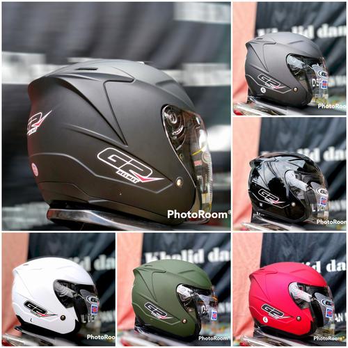 Jual HELM semi DINAMIC G2 OPTIMAX DOBLE VISOR - gun met, TANPA SPOILER ...