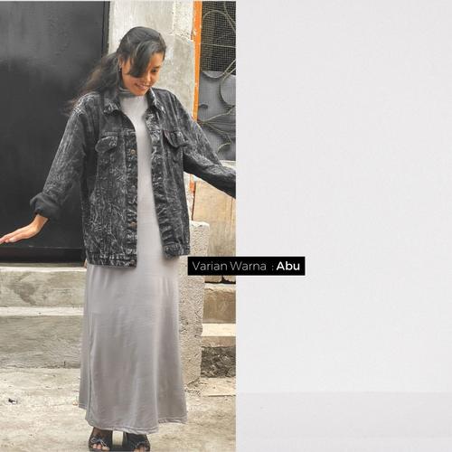 Jual INNER LONG DRESS TURTLENECK PREMIUM / INNER DRESS PANJANG TANPA ...