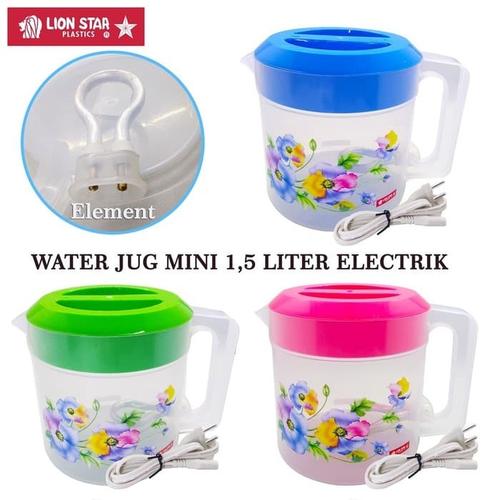 Jual Teko Listrik Plastik Lion Star Eskan Pemanas Air Minum Minuman Masak - 1,5Ltr - Jakarta ...