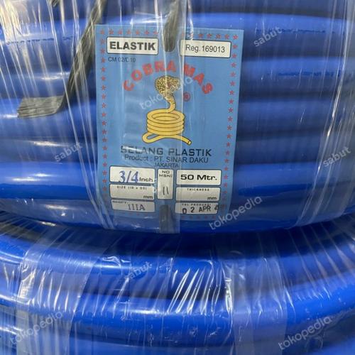 Jual Selang Air Elastis 3/4" Tebal Merk Cobra Mas Harga Per Meter - Jakarta Barat - Sumber plat ...