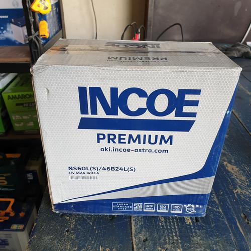 Jual AKI BATERAI BASAH INCOE PREMIUM NS60LS/46B24LS GARANSI 3 BULAN HRV ...