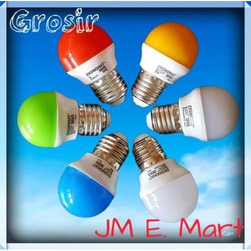 Jual LED Ekonomat 1W Warna 1 Watt Lampu Tidur 1 Watt 1watt PUTIH ...