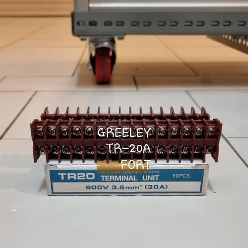 Jual TERMINAL BLOCK TR-20A MODEL KASUGA COKLAT CHINA 20A - Jakarta ...