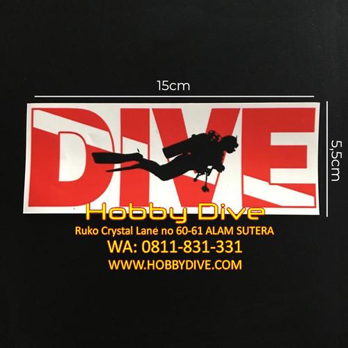 Jual Diving Sticker Waterproof Scuba Divung Accessories HD-509 - Kota ...