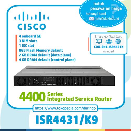 Jual Cisco 4400 Series Integrated Service Router [ISR4431/K9] - 2 ...