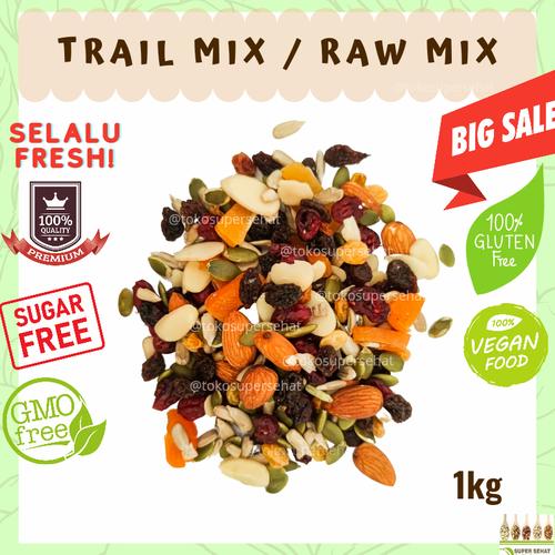 Jual RAW MIX COMPLETE BOOST (TRAIL MIX) ISI 7 MACAM DRIED FRUIT DAN NUT ...