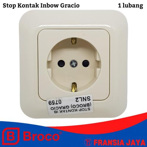Jual Stop Kontak InBow | IB Tanam Tembok | Dinding | Gracio - Kota Depok - TB Fransia Jaya ...