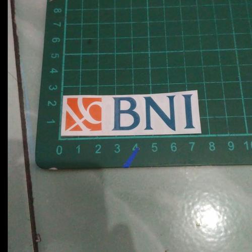 Jual Stiker Sticker Logo Bank Negara Indonesia BNI 46 Cutting - Orange ...
