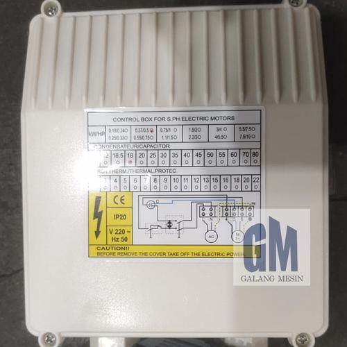 Jual Control Box 0.5 HP Pompa Air Celup 0,5hp Submersible Pump 1/2hp ...