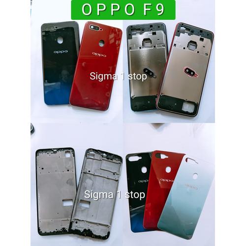 Jual CASING OPPO F9 HOUSING BACK DOOR / FRAME LCD MIDDLE BEZEL TULANG ...