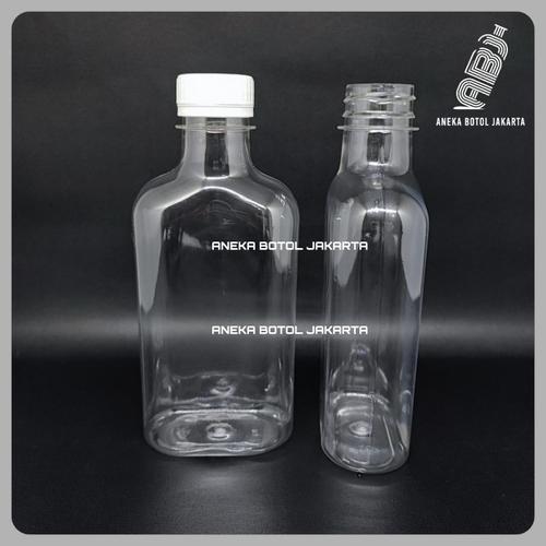 Jual Botol plastik gepeng 300 ml / Botol PET gepeng 300 ml tutup LN ...