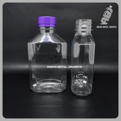 Jual Botol gepeng 250 ml / Botol ciu 250 ml / Botol plastik 250ml ...