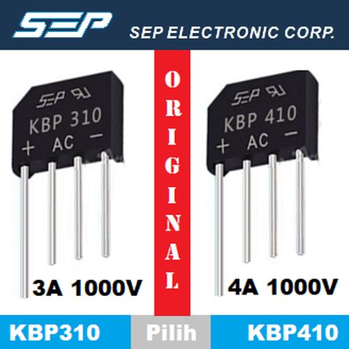 Jual Bridge Diode 3A 4A 1000V Sisir Dioda Penyearah Jembatan KBP410 ...