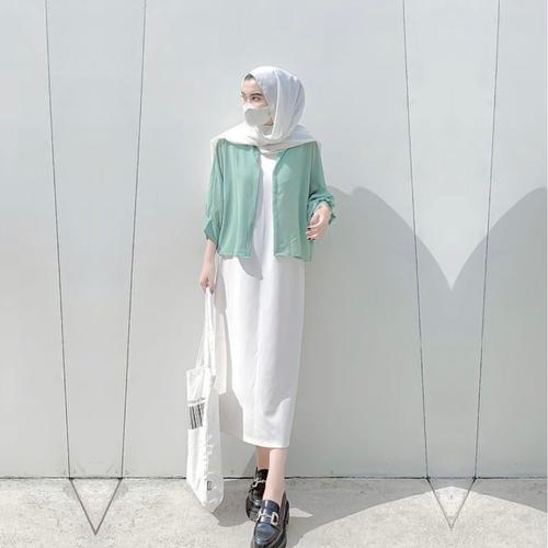 Promo INNER LONG DRESS TURTLENECK PREMIUM / INNER DRESS PANJANG TANPA ...