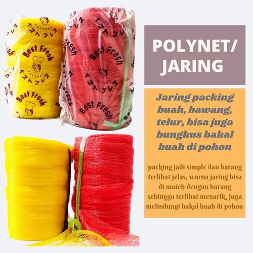 Jual Polynet/Kantong Jaring Buah/Telur/Bawang/Sayuran Best Fresh Red ...