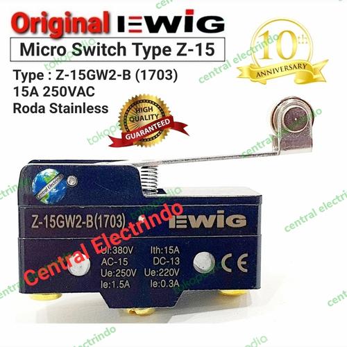 Jual Micro Switch EWIG Z-15GW2-B - Kota Tangerang - central electrindo | Tokopedia