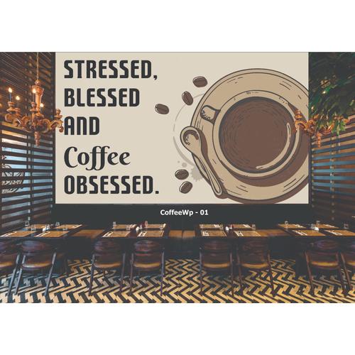 Jual Walpaper Dinding Coffe Shop/Stiker Dinding Cafe/Wall Stiker Custom ...