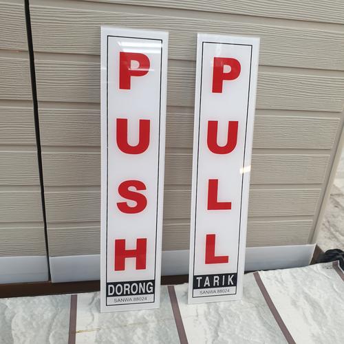 Jual papan tulisan push pull /sign board acrylic - Jakarta Pusat - Golo ...