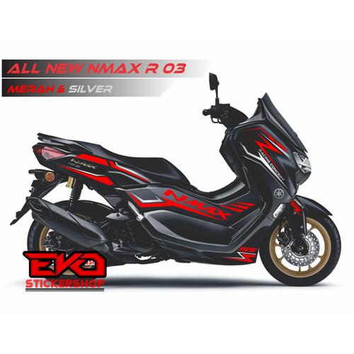 Jual STIKER ALL NEW NMAX 2020 / 2021 / 2022 HITAM CUTTING STICKER ...