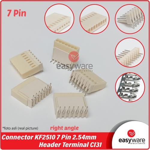 Jual 1 Set Connector Molex KF2510 7P 7 Pin 7Pin 2.54mm Header Terminal ...