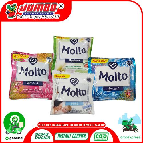 Jual Molto Pewangi Pakaian Renteng 10ml/Pelembut Pakaian - Hygiene 6s ...