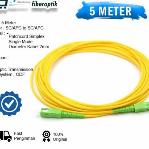 Jual patch core sc apc to sc apc 5 meter - 3mm 3meter - Jakarta Utara ...