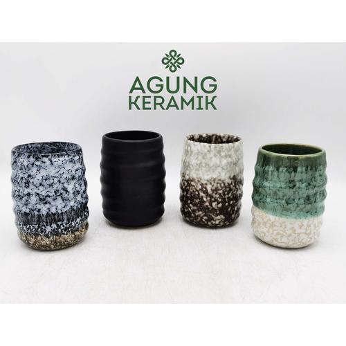 Jual Gelas Cangkir Agung Keramik|Mug Ocha D-1273 - coklat trotol - Kota ...