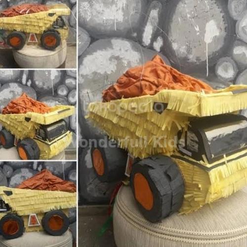 Jual pinata truck kontruksi/pinata contruksi/pinata ultah custom ...