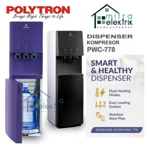 Promo Dispenser Polytron PWC-778 Galon Bawah Cicil 0% 3x - Kota ...