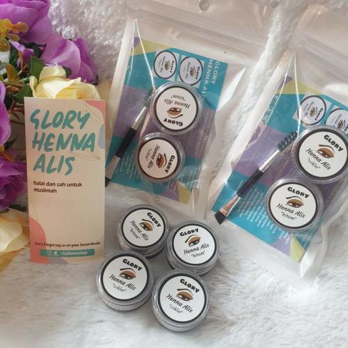 Jual HENNA ALIS GLORY /EYE BROW HENNA PREMIUM KEMASAN JAR - Kota Bekasi ...