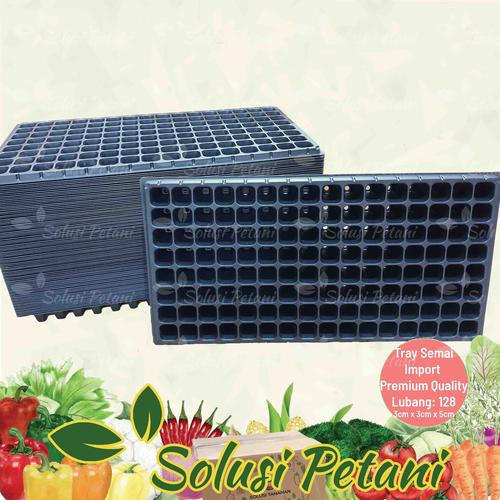 Jual Tray Semai 128 Lubang Import Pot Trai Semai Benih Hidroponik ...