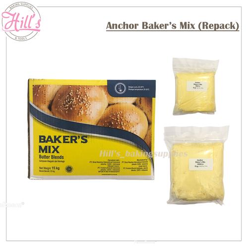 Jual ANCHOR BAKERS MIX 500 GR & 1 KG / BUTTER BLEND BAKERMIX 1000 GR ...