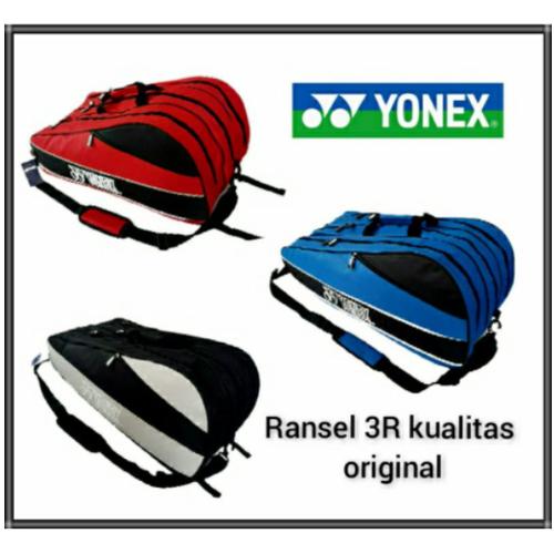 Jual TAS RAKET RANSEL YONEX 3R IMP BADMINTON BULU TANGKIS - Kota Depok ...