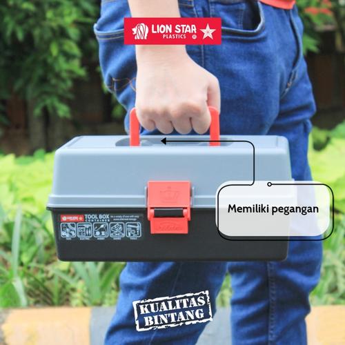 Jual Lion Star Box Peralatan Tool Box Perkakas GREEN LEAF SPAREPART ...