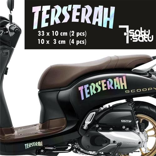Jual cutting sticker viral Terserah plesetan Thrasher - MODEL A HOLOGRA ...