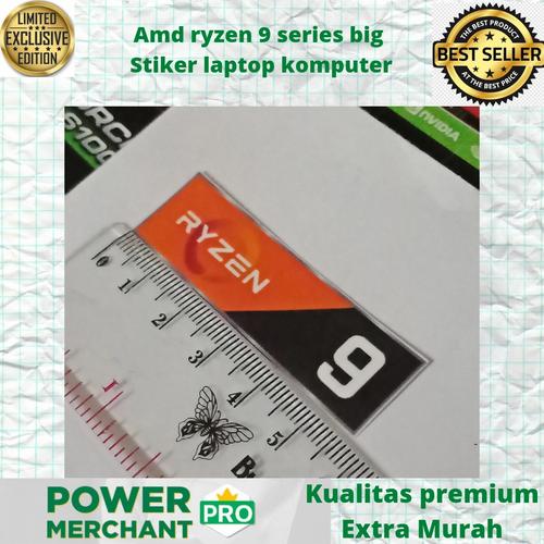 Jual Amd ryzen 9 series big Stiker laptop komputer - Kota Bekasi ...