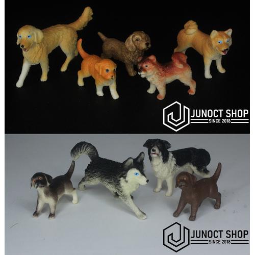 Jual FIGURE HEWAN ANJING DOGGY LUCU - MINIATUR MAKET MAINAN CAKE KUE 07 ...