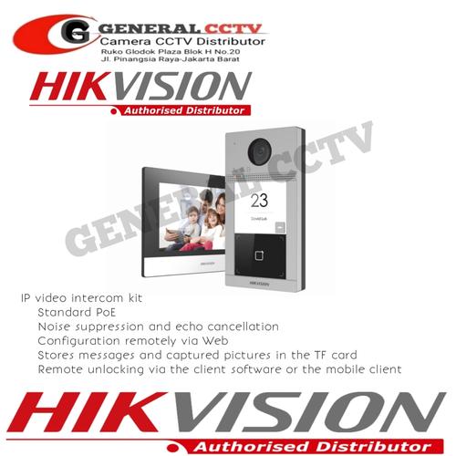 Promo Video Intercom Hikvision DS-KIS604-P Station Pintu 2MP Cicil 0% ...