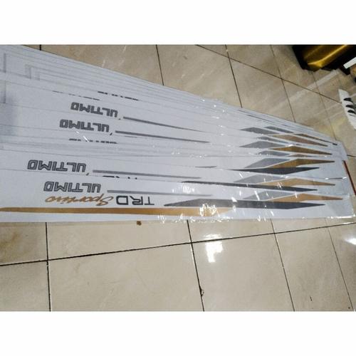 Jual stiker striping Lis body TRD sportivo mobil Rush terios - gold ...