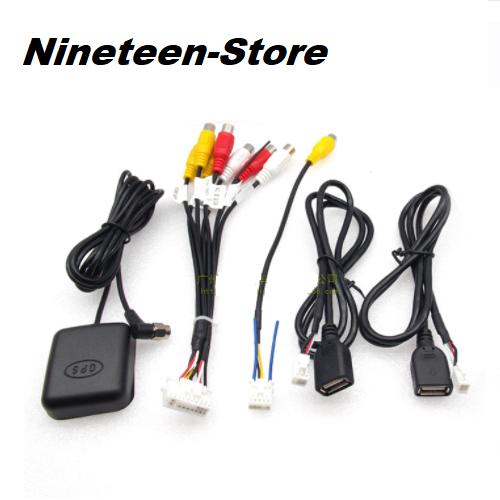 Jual Soket Kabel Port USB RCA Kamera Antena GPS Headunit Android ...