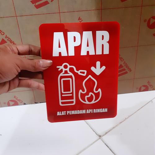 Jual sign in akrilik petunjuk dinding APAR - Kab. Malang - Display ...