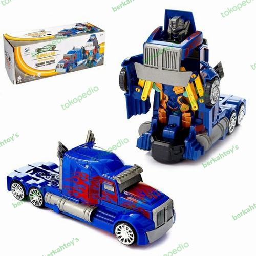 Jual Mainan Anak Robot Transformer/mobil berubah robot murah - hitam ...