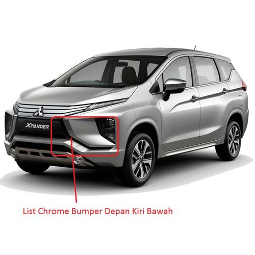 Jual 6407A187 LIS CHROME BUMPER DEPAN BAWAH KIRI MITSUBISHI XPANDER ...