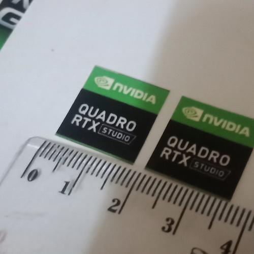 Jual Stiker laptop komputer nvidia quadro rtx studio for 1,8x6,5cm ...
