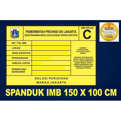 Jual CETAK SPANDUK/BANNER IMB DKI JAKARTA 150X100 CM SUPER EXPRESS - Jakarta Timur - Sinar ...